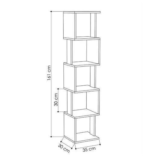 New Product Freestanding Shelving Unit Wooden Bookcase Cube Display