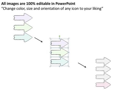 Business Ppt Diagram Different Arrows For Indication Powerpoint Template PowerPoint