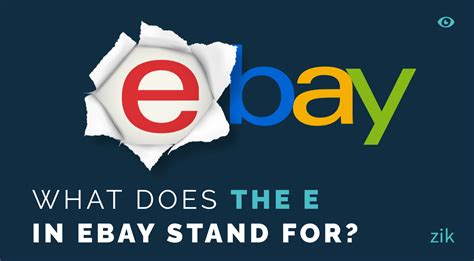 What Does The E In Ebay Stand For Solved Zik Analytics