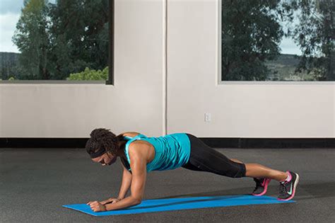 Plank To Push Up