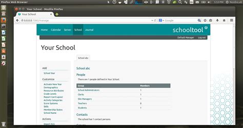 Schooltool Is A Great Tool To Manage A School S Webbased Information