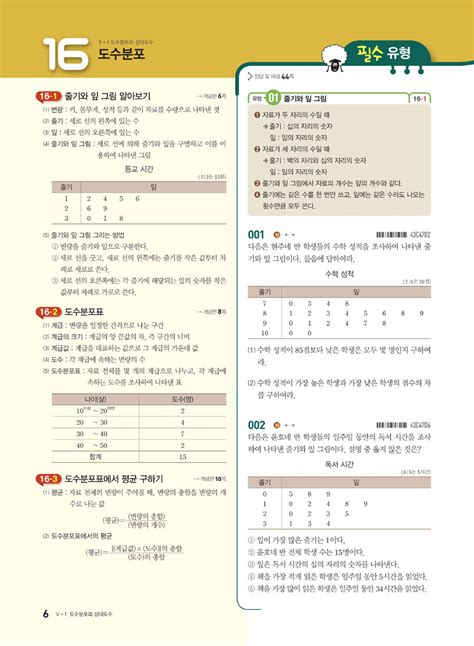 알라딘 미리보기 이유 있는 수학 개념유형 중등 수학 1 2 2017년용