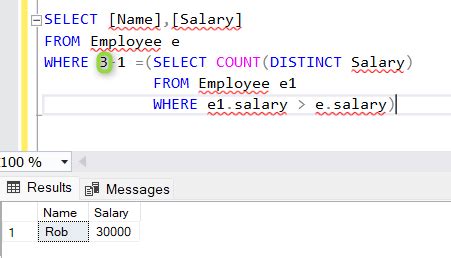 Find The Nth Highest Salary In SQL Server DotNetKida