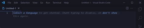 Remove Italics In Untitiled Text Editor Hint Issue Microsoft Vscode GitHub