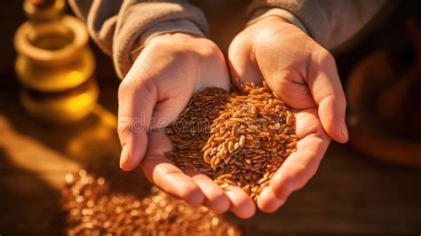 Benefits Flaxseed Oil Stock Illustration Illustration Of Antioxidant