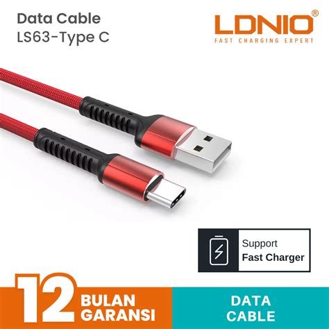 Ldnio Ls63 Kabel Data Usb To Type C Fast Charging 5a Cable Data Lazada Indonesia