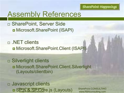 Sharepoint 2010 Client Side Object Model Ppt