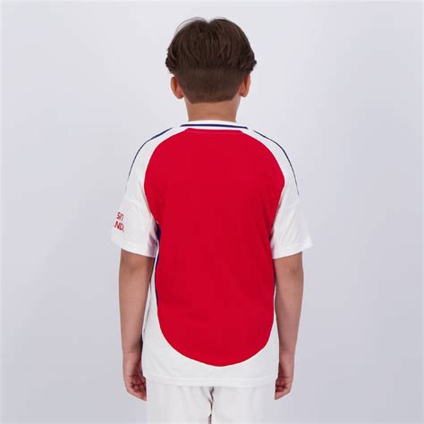Camisa Adidas Arsenal Home 2025 Juvenil Futfanatics