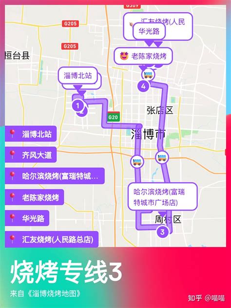 淄博烧烤地图超全攻略！附烧烤公交专线路线图！ 知乎
