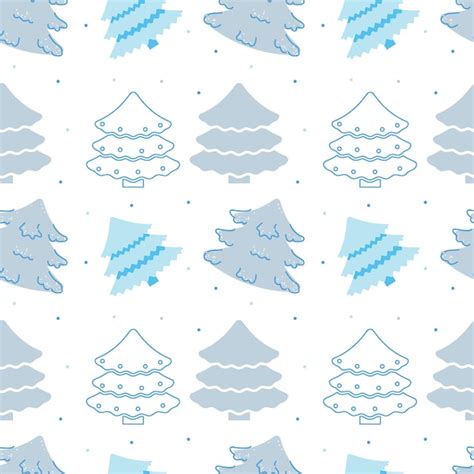 Premium Vector Vector Winter Seamless Pattern