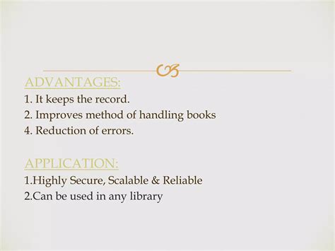 Library Management System Pptpptx Operating Systems Computer Software And Applications