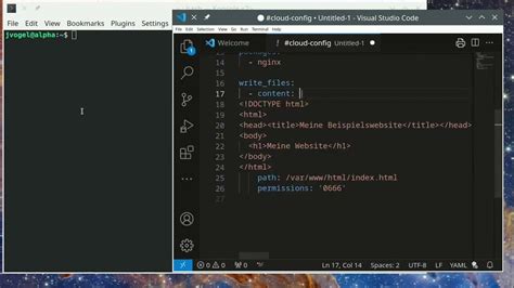 Cloudinit Mit Nginx Und Einfacher Website Youtube