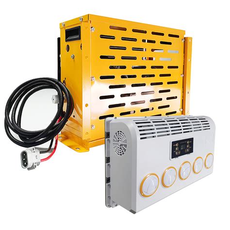 China New Energy Resources Electric 12v 24v Energy Saving Semi Truck Split Air Conditioner