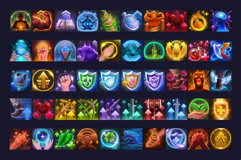 50 Rpg Buff Skill Icons Download Pack Rpg Icon