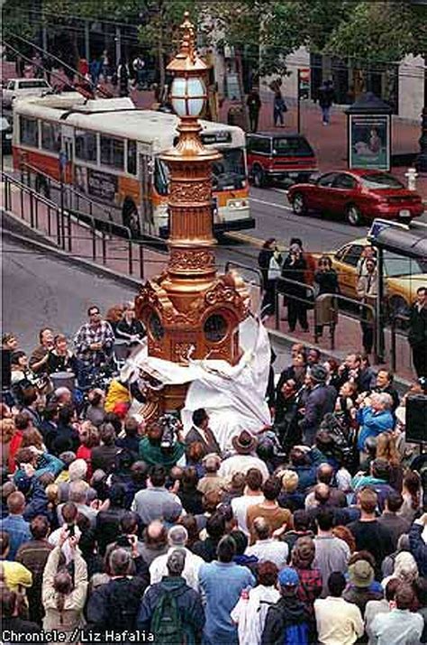 Lotta S Fountain Flows Again S F Landmark Restored It Survived Quake
