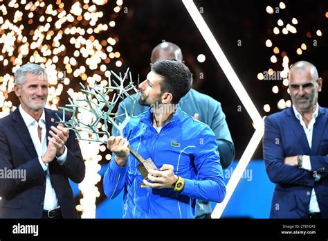 Novak Djokovic Of Serbia And Grigor Dimitrov Of Bulgaria During The