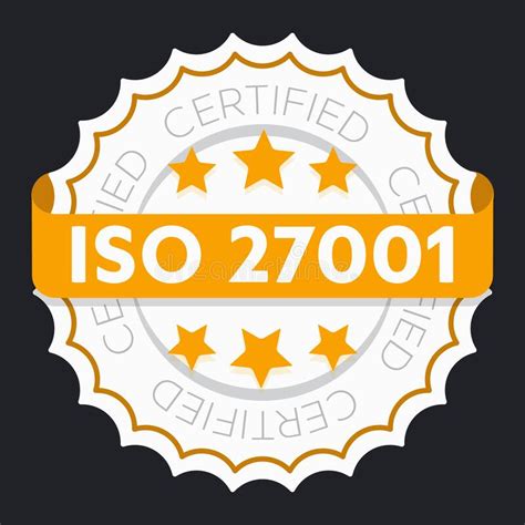 Iso 27001 Certified Sign Environmental Management System International Standard Approved Stamp
