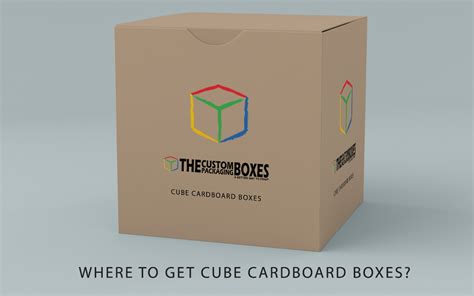 Carboard Cube Packaging Boxes