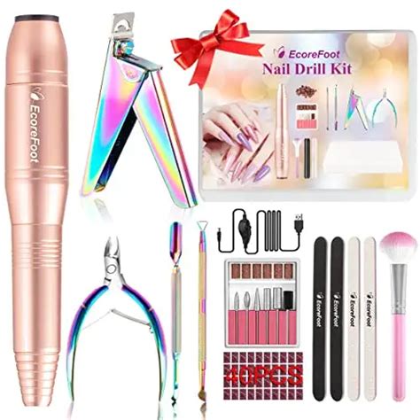 قیمت و خرید کیت مته ناخن برقی ، دستگاه مته ناخن آکریلیک حرفه ای با کلیپ