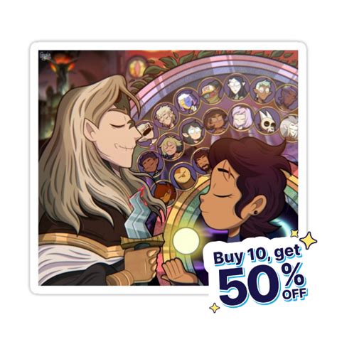 The Owl House Luz Noceda Emperor Belos Sticker For Sale By