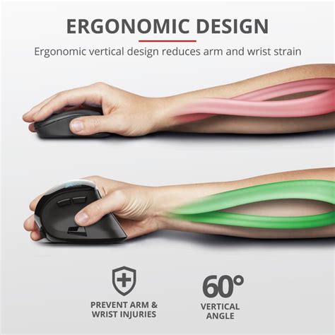 Trust Voxx Rechargeable Ergonomic Wireless Mouse 23731 Tsbohemia Cz