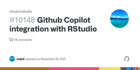 Github Copilot Integration With RStudio Issue Rstudio Rstudio GitHub