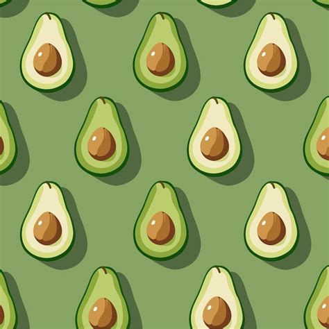 Premium Vector Avocado Pattern