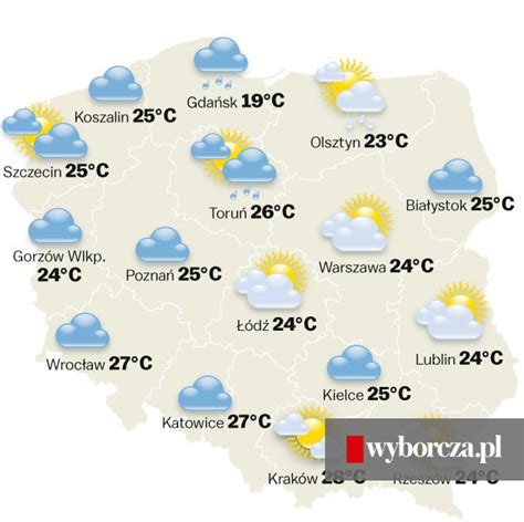 Pogoda na dziś poniedziałek 5 lipca 2021 r Będzie ciepło ale nadal
