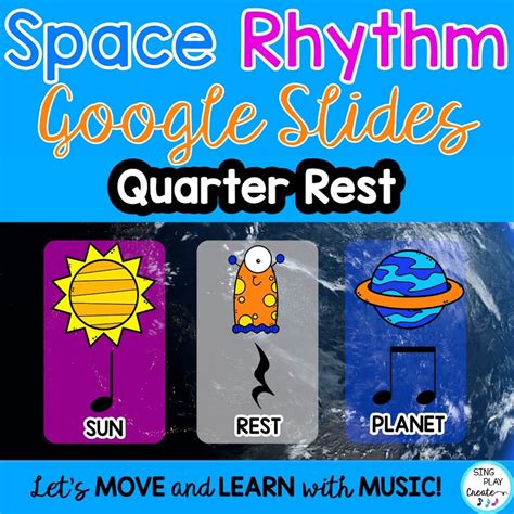 Rhythm Google Slides Drag And Drop Activity Level 1 Quarter Rest Space