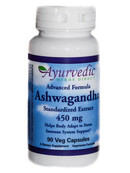 Advanced Formula Ashwagandha 90 Ct Ayurvedic Herbs Direct