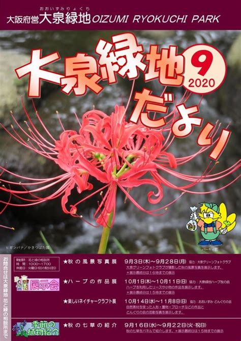 大泉緑地だより9月号 ココシルおおいずみ緑地