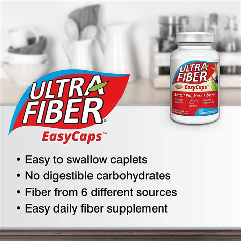 Ultra Fiber Caplets High Fiber Support For Regularity 150ct Buy