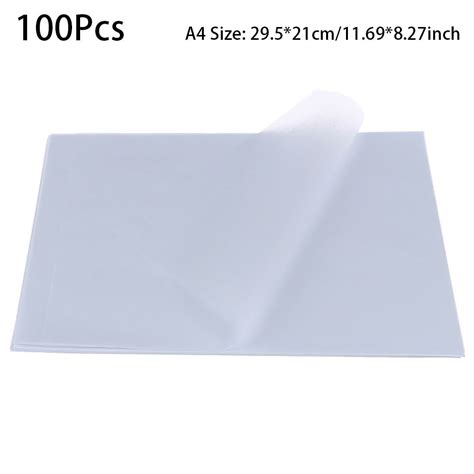 Meticu 100pcs Office Art Supplies A4 Tracing Paper Drawing Sheet Calligraphy Writing Drawing