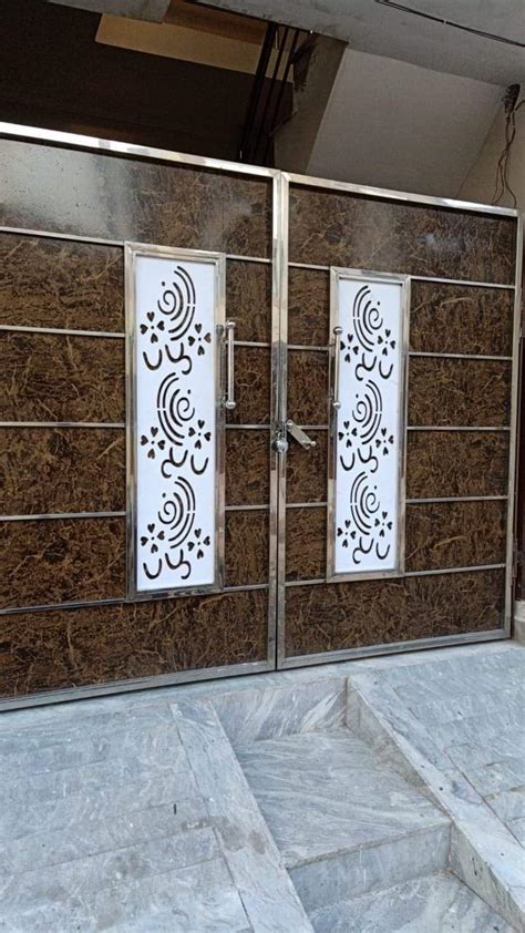 Heart Flower With Curl Main Gate Design Makerbhawan