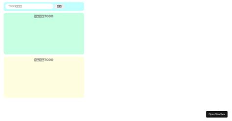 Todo Js Codesandbox