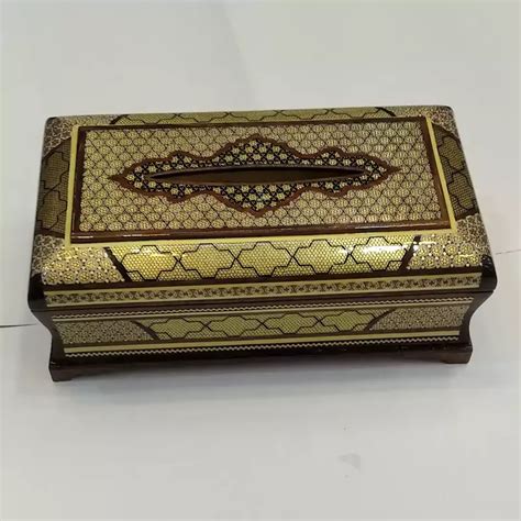 خرید و قیمت جادستمالی خاتم کاری شده لولا دار از غرفه دکوریجات بامبو