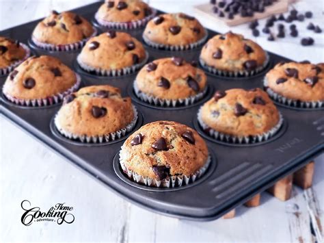 Banana Chocolate Chip Muffins Home Cooking Adventure