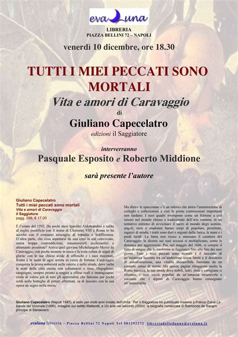 2004 12 10 TUTTI I MIEI PECCATI SONO MORTALI CAPECELATRO