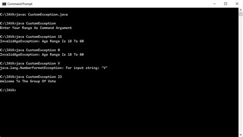 Write A Program In Java To Demonstrate User Define Exception Or Custom Exception It Time Pass