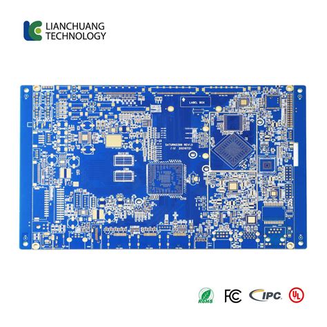 8 Layer Microvia Hdi Pcb Uhd Display Controller Board High Tg