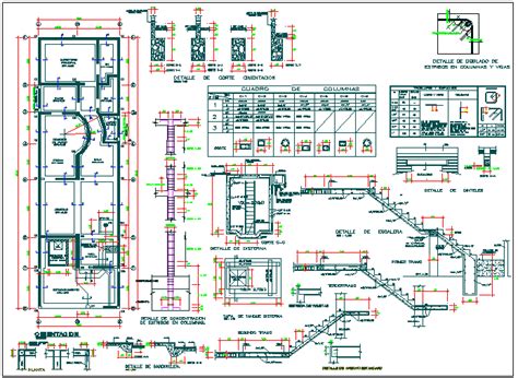 Structure Detail View Dwg File Cadbull