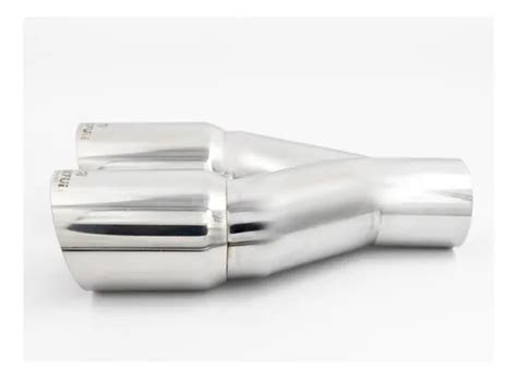 Ponteira Dupla Inox 304 Saída Saída De 3 Polegadas Parcelamento Sem Juros