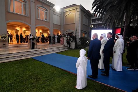 fotos la recepción en la embajada de Emiratos Árabes Unidos en ocasión del Día de la Unión
