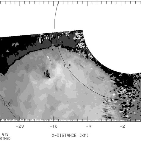 Ppi Plots Of The Boundary Relative Radial Velocity At Elevation Angles