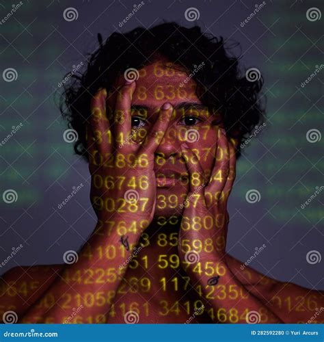 Portrait Beauty And Code For Facial Recognition Genetic Splicing Or