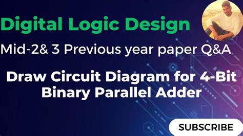Draw Circuit Diagram Of 4 Bit Binary Parallel Adder Dld Short Qanda