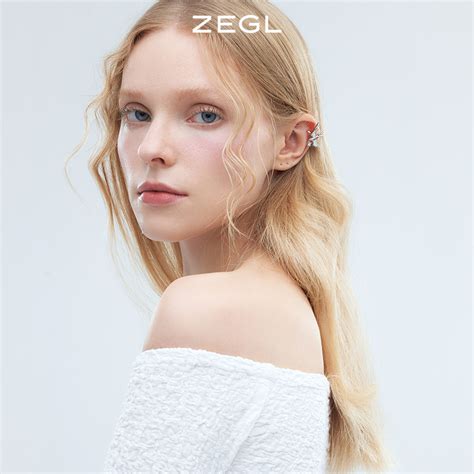 Zegl设计师棉棉秋语系列棉花耳环女流苏耳钉耳骨夹燕子耳夹耳饰品虎窝淘