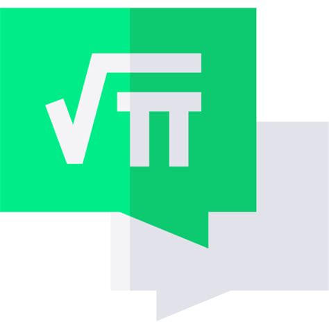 Maths Basic Straight Flat Icon