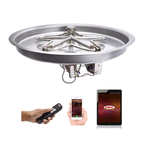 Hpc Round Fire Pit Insert Electronic Ignition