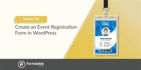 How To Create A WordPress Event Registration Form